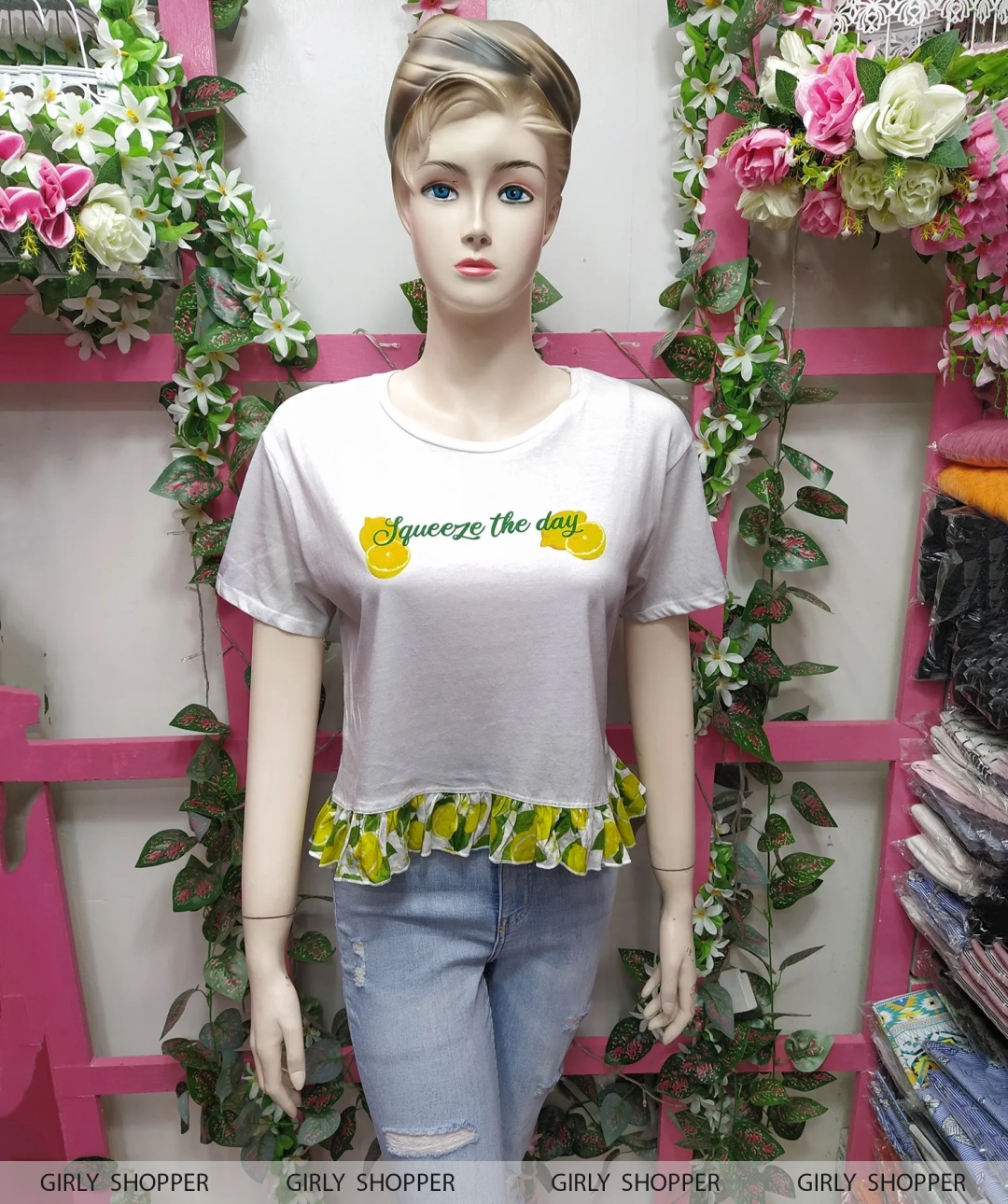 Bottom Ruffle Crop Top | Girly Shopper